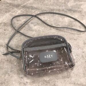 Jon Hart Design | Bags | Jon Hart Clear Crossbody Womens Gray Steele ...